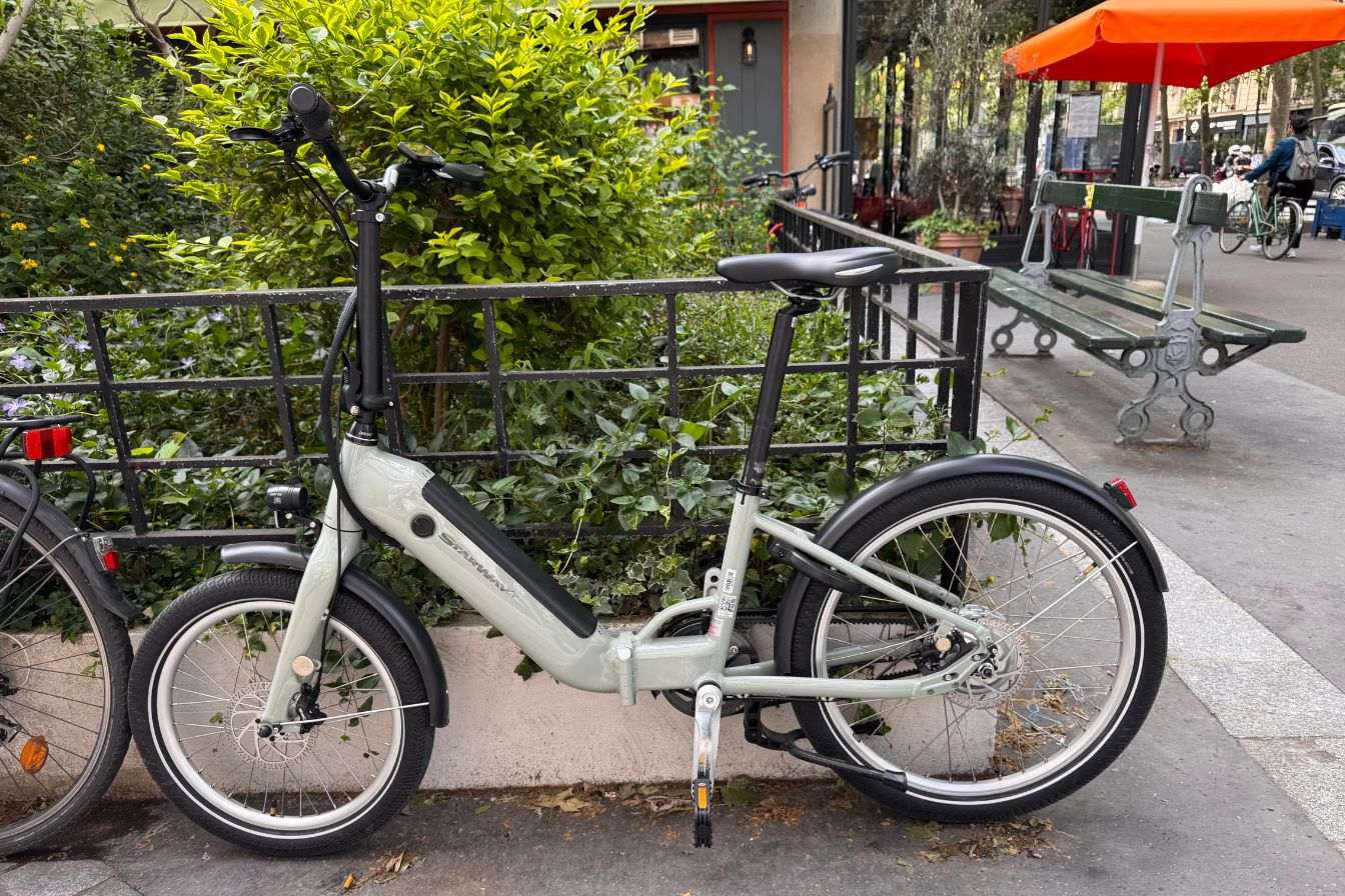 Mon test express après 90 km avec le velo Starway Pliant